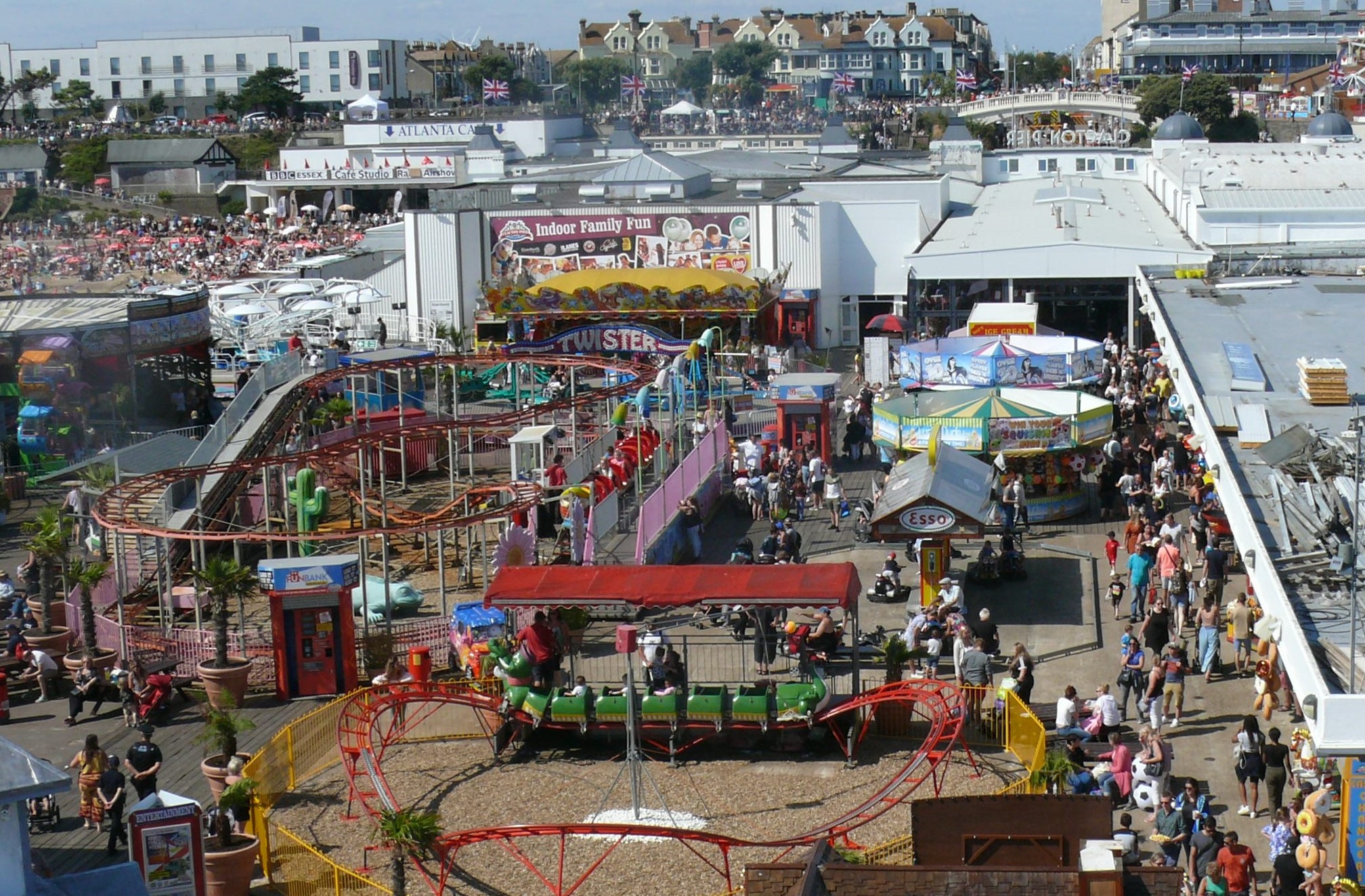 Good Bank Holiday for Pier but no records broken - Clacton Pier