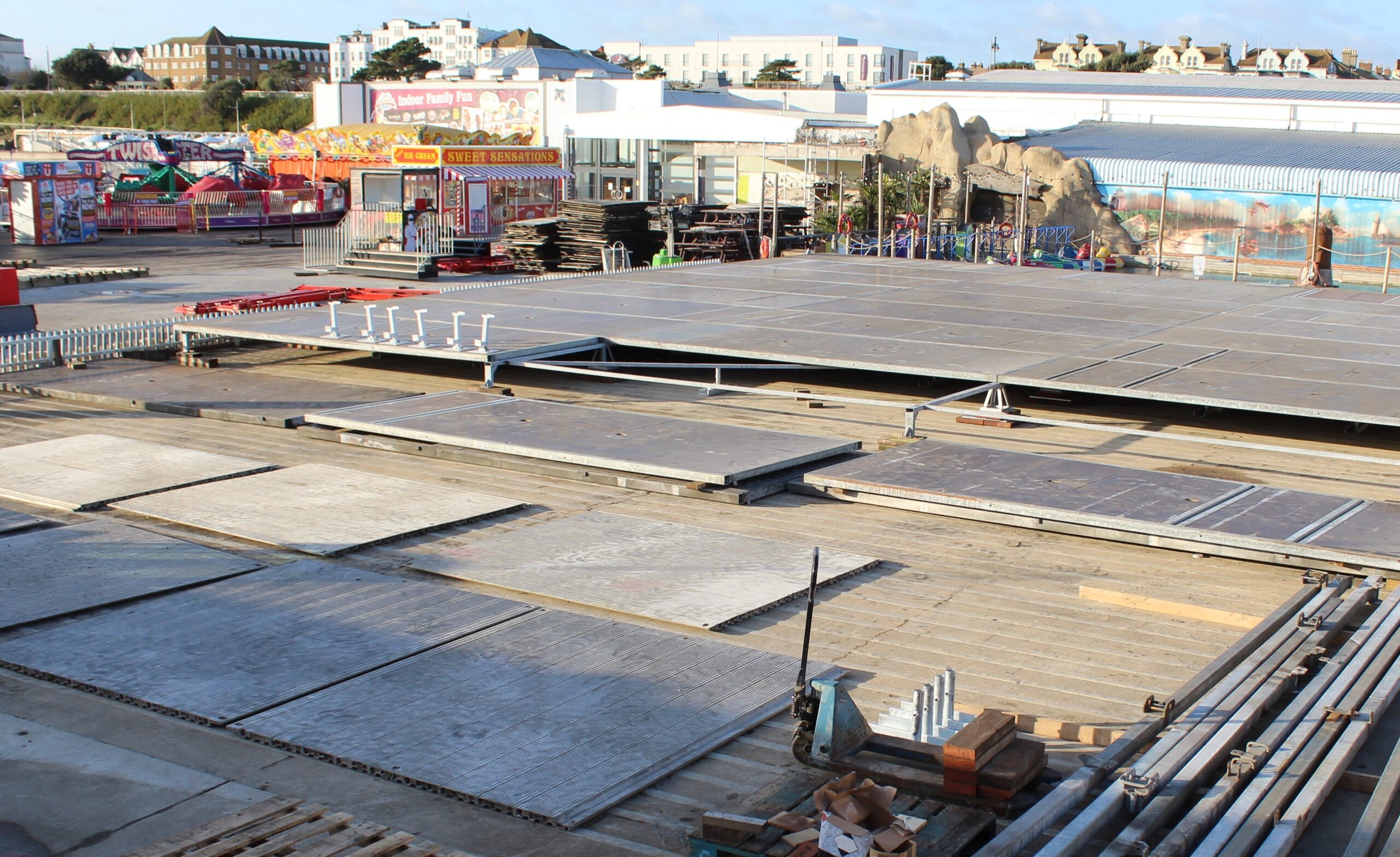 Work to improve Fun Fair on schedule - Clacton Pier