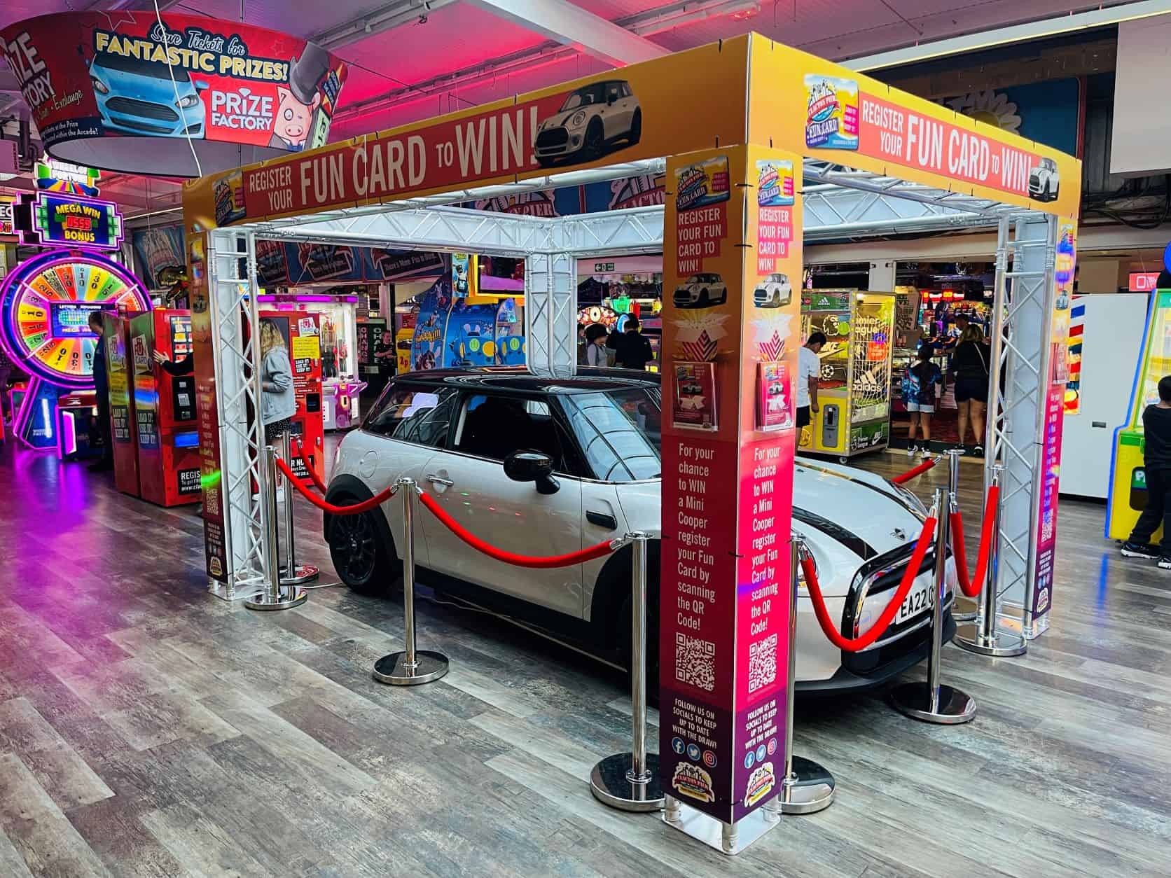 Mini Cooper up for grabs - Clacton Pier